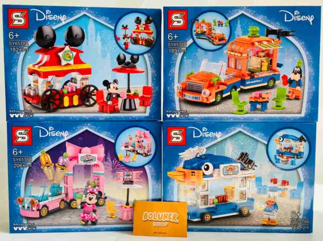 Jual Lego City Disneyland Food Stand Truck Brick Sy 6578-goffie Di ...