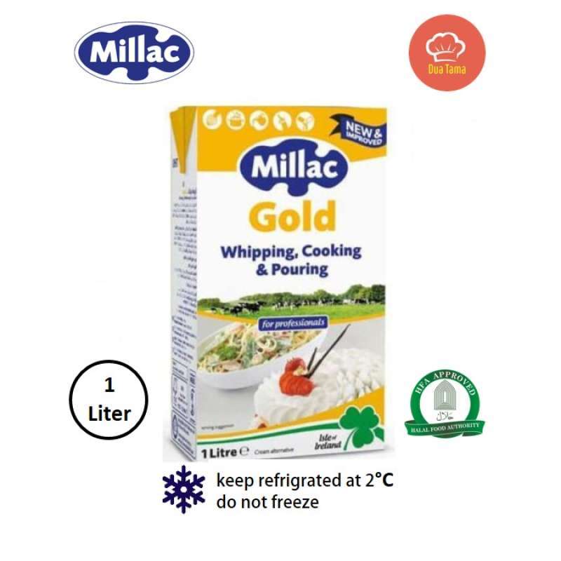 Jual Millac Gold Whipping, Cooking & Pouring Cream 1 Liter di Seller ...