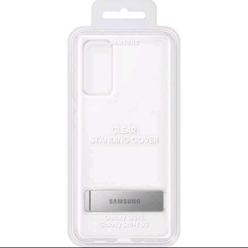 Jual Samsung Clear Standing Cover Casing Galaxy S20 Fe - Original Di ...