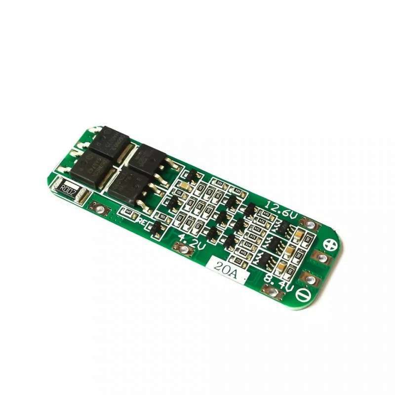 Jual BMS 3S 12V 20A Papan Modul PCB Pelindung Charger Baterai Lithium ...