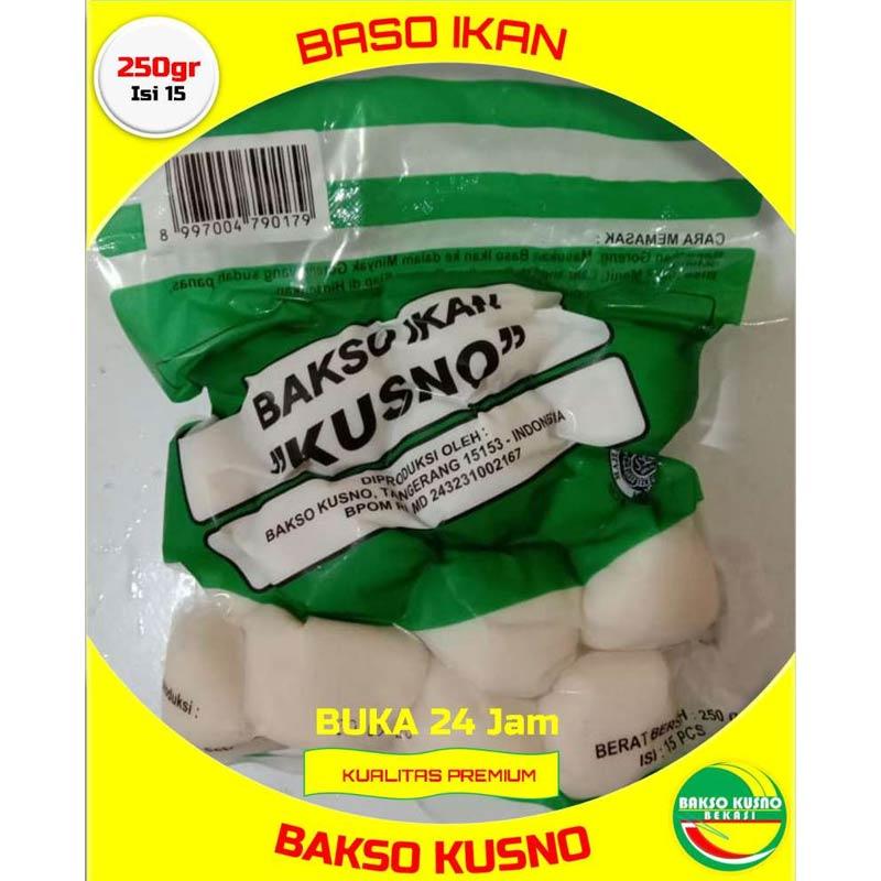 Jual Kusno Baso Ikan [250 g / isi 15] di Seller Bakso Kusno Bekasi ...
