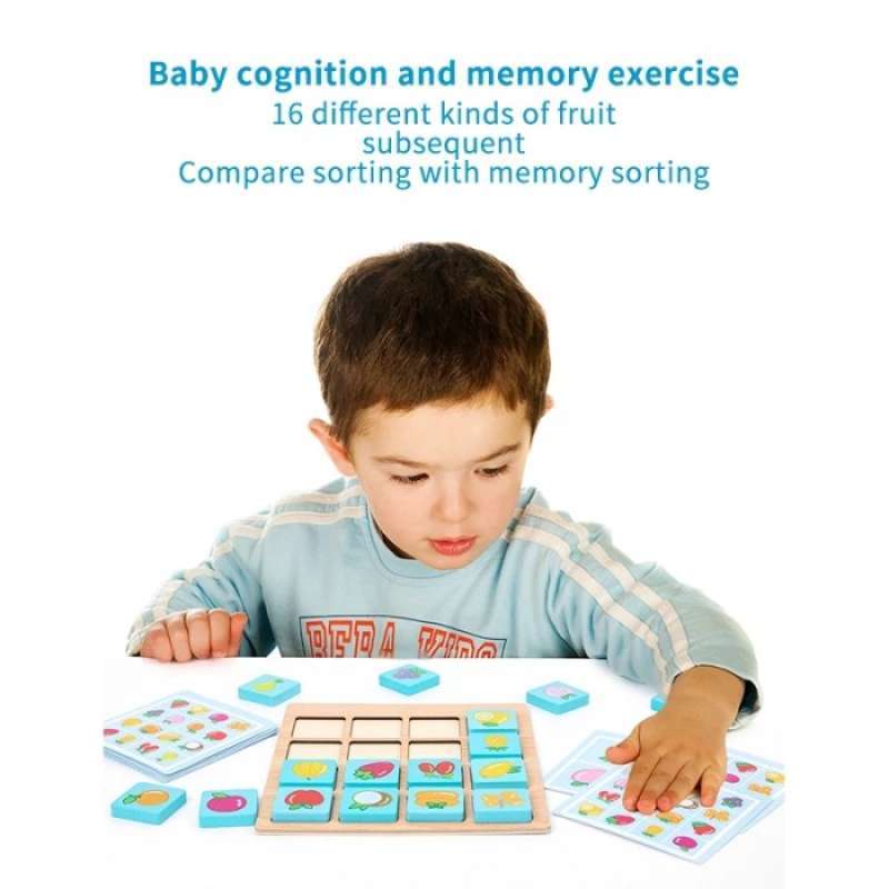 Promo Wooden Instant Memory Card Game - Mainan Edukasi Kayu Menghafal ...