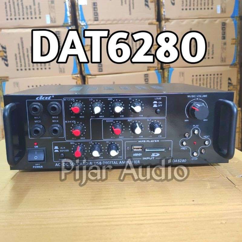 Jual Power Amplifier DAT 6280 bluetooth USB di Seller Quilla_elc ...