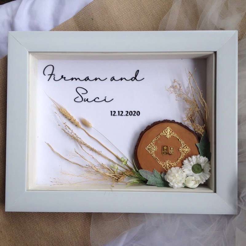 Jual Mahar Havana frame Putih ukuran 25x35cm Akrilik di Seller ...