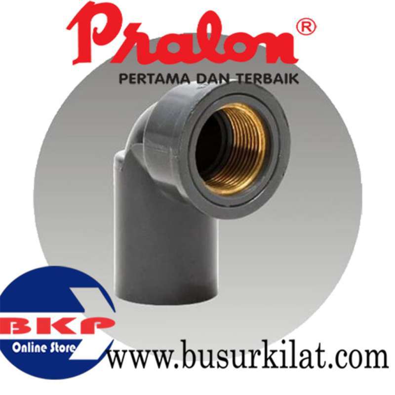 Jual KDD Metal 1/2 Inch PVC PRALON (AW) / FAUCET ELBOW METAL / FITTING ...