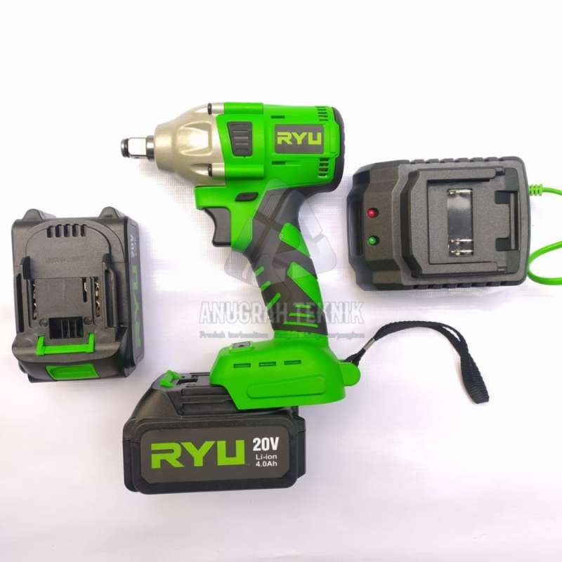 Jual Mesin Cordless Impact Wrench Brushless Mesin Buka Baut Ryu Rcw 20v ...