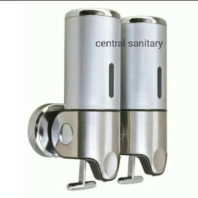 Jual soap dispenser subron Doble tempat sabun cair tarik toilet kamar ...