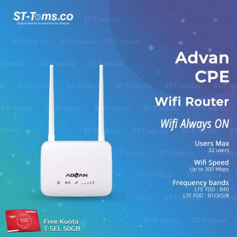 Jual Advan Cpe Router Start Modem 4G Wifi Always ON Unlocked All ...
