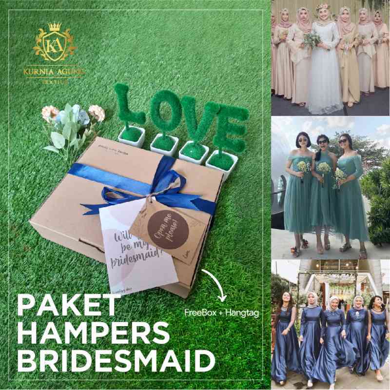 Promo Paket Hampers Bridesmaid Nikahan Seragam Free Box dan Hangtag ...