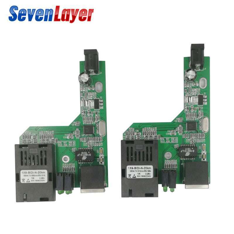 Jual htb 3100 PCB Ethernet Fiber Media Converter Switch Half Board 1sc ...