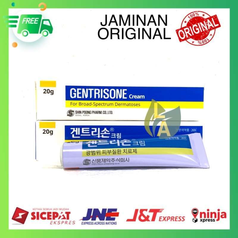 Jual Gentrisone Cream 20 Gram Salep Kulit Gatal Eksim Jamur di Seller ...