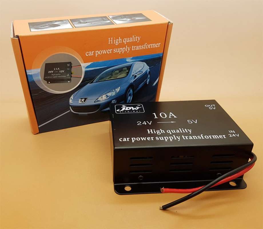 Promo DC 24V to 5V 10A Car Power Supply Converter ( Penurun tegangan ...