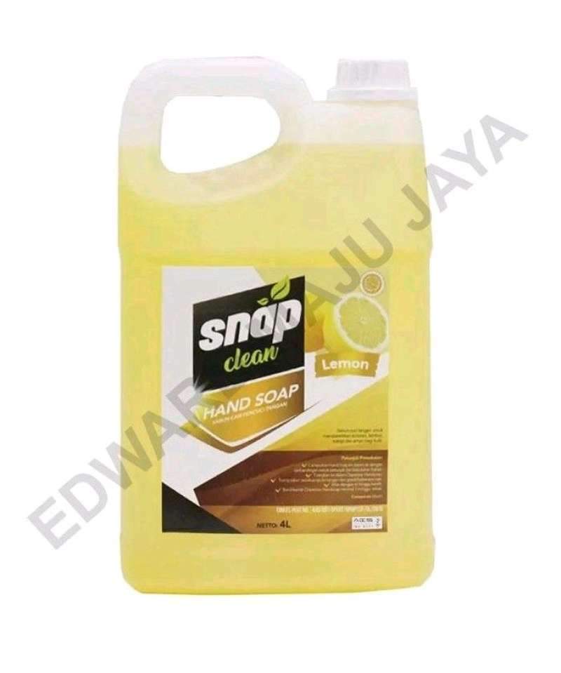 Jual Snap Clean Hand Soap Lemon 4 liter di Seller Edward Maju Jaya ...
