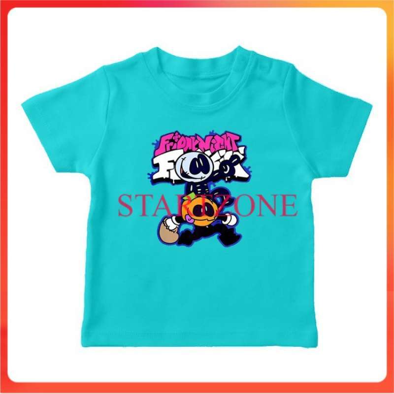 Jual Kaos Anak Friday Night Funkin FNF Skid and PUMP - NAVY L di Seller ...