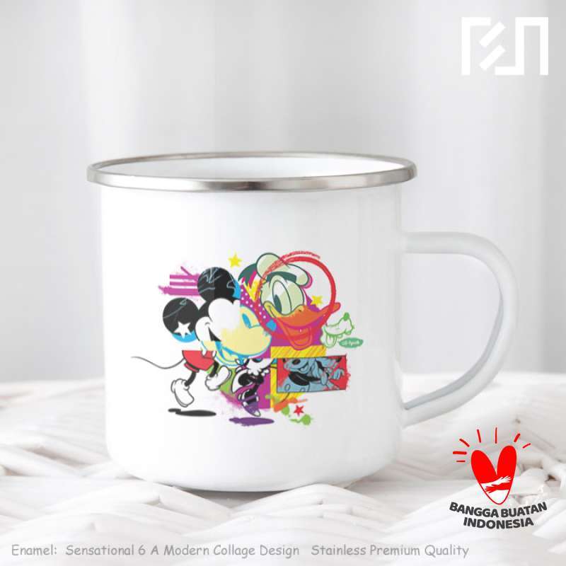 Promo Gelas Enamel Desain Sensational 6 A Modern Collage Design Diskon ...
