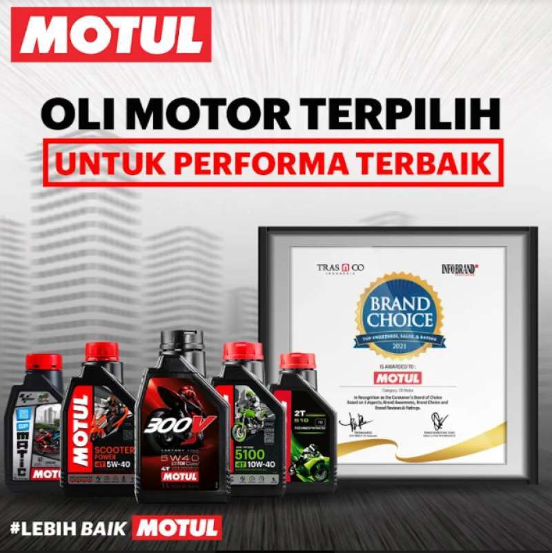 Promo MOTUL Oli Motor 3000 PLUS 4T 15W50 0.8L Diskon 8% di Seller MOTUL ...
