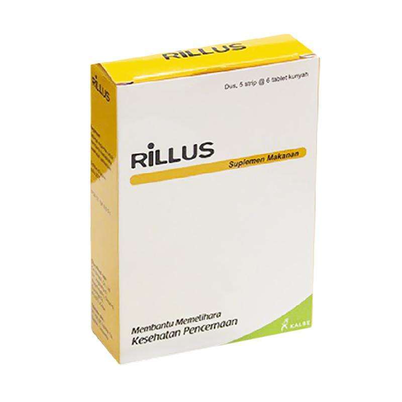 Jual Kalbe Rillus Chewable Tablet Suplemen Kesehatan (strip 6 Tablet ...