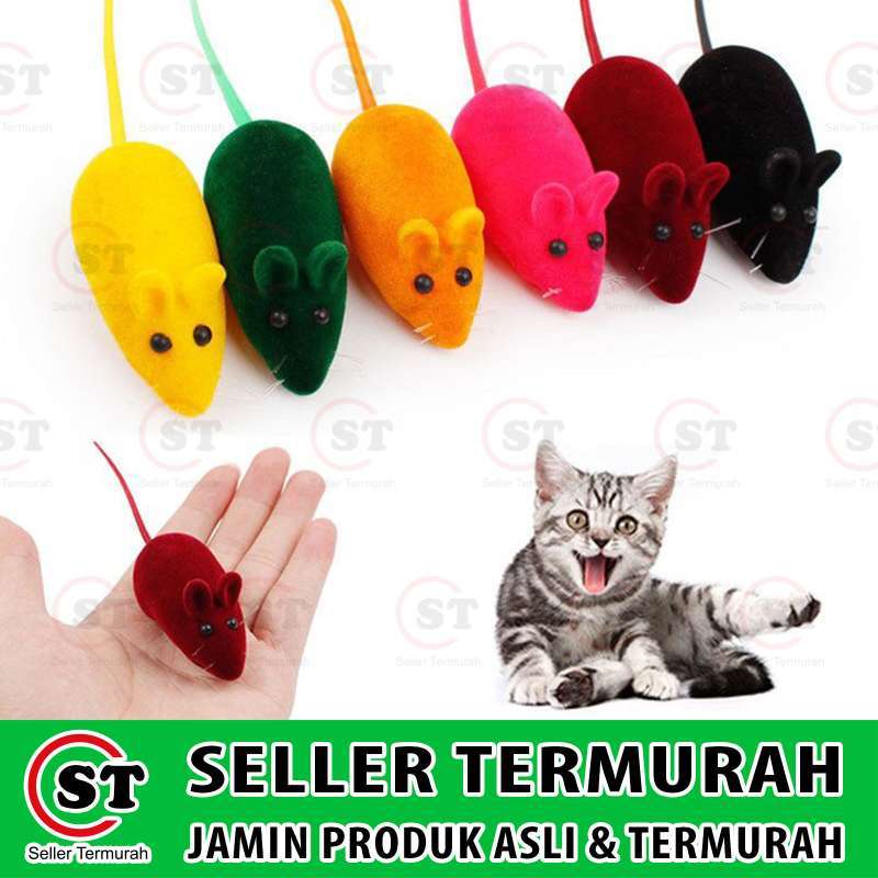 Jual Mainan Kucing Cat Teaser Cat Toys Mouse Kucing Bentuk Tikus ...