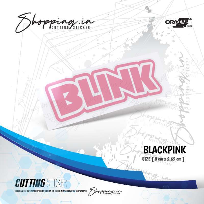 Jual Cutting Sticker Blackpink BLINK Logo | Sticker Blink | Stiker ...