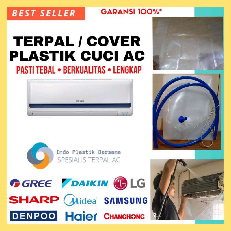Jual Plastik Cuci Ac / Cover Ac / Terpal Ac Kecil Sampai 1 Pk Di Seller ...