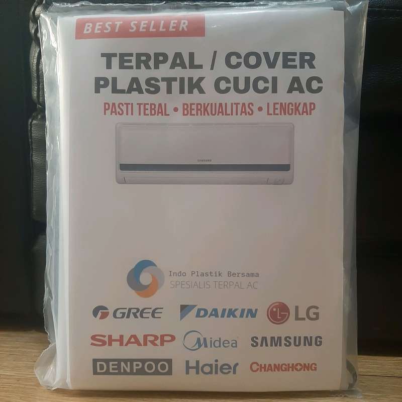 Jual Plastik Cuci Ac / Cover Ac / Terpal Ac Kecil Sampai 1 Pk Di Seller ...
