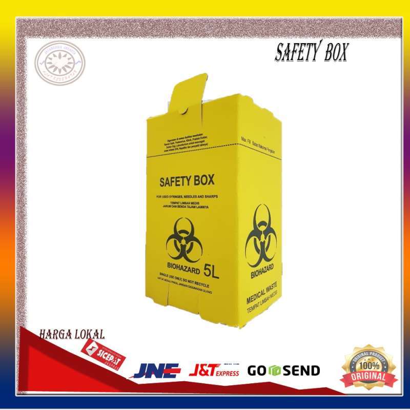 Promo Safety Box-Biohazard, tempat Pembuangan ukuran 5 liter Diskon 2% ...