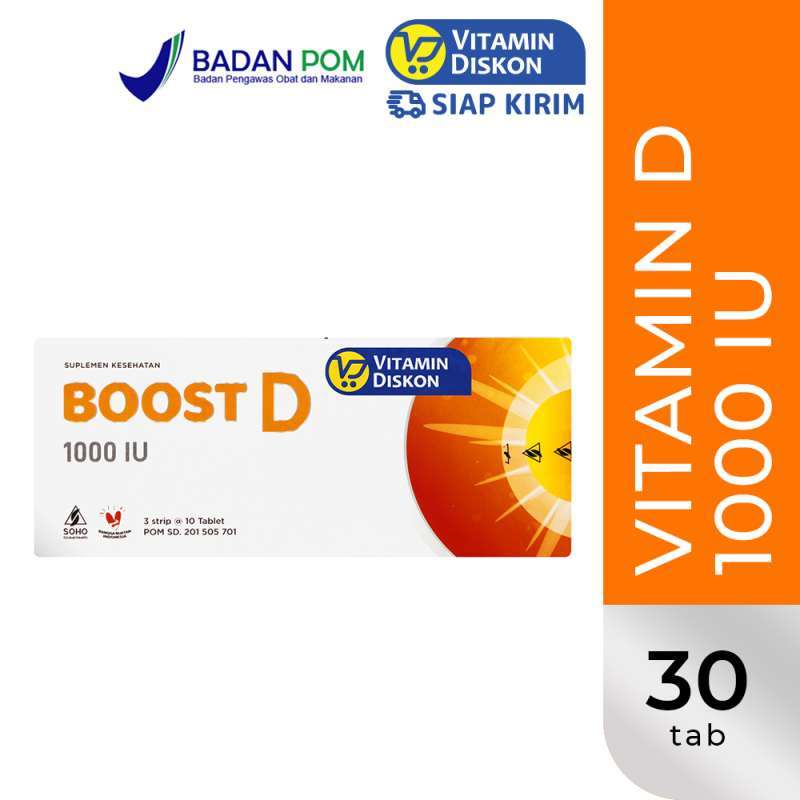 Promo BOOST D 1000 IU 3 STRIP @ 10 TABLET Diskon 32% di Seller ...