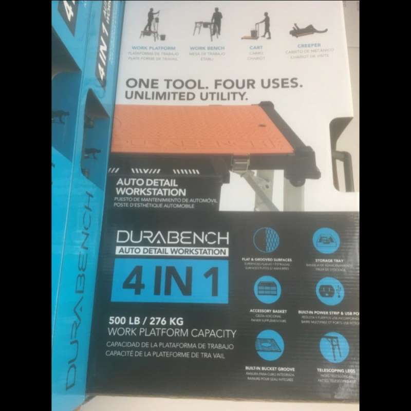 Jual Durabench Meja Serbaguna 4in1 / Meja Lipat & Trolley / 4in1 ...