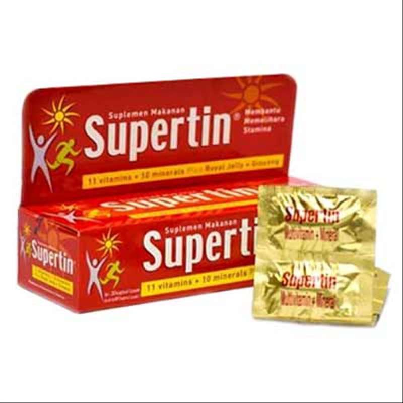 Jual Supertin - jual per strip isi 5 tablet di Seller Apotek Gravita ...