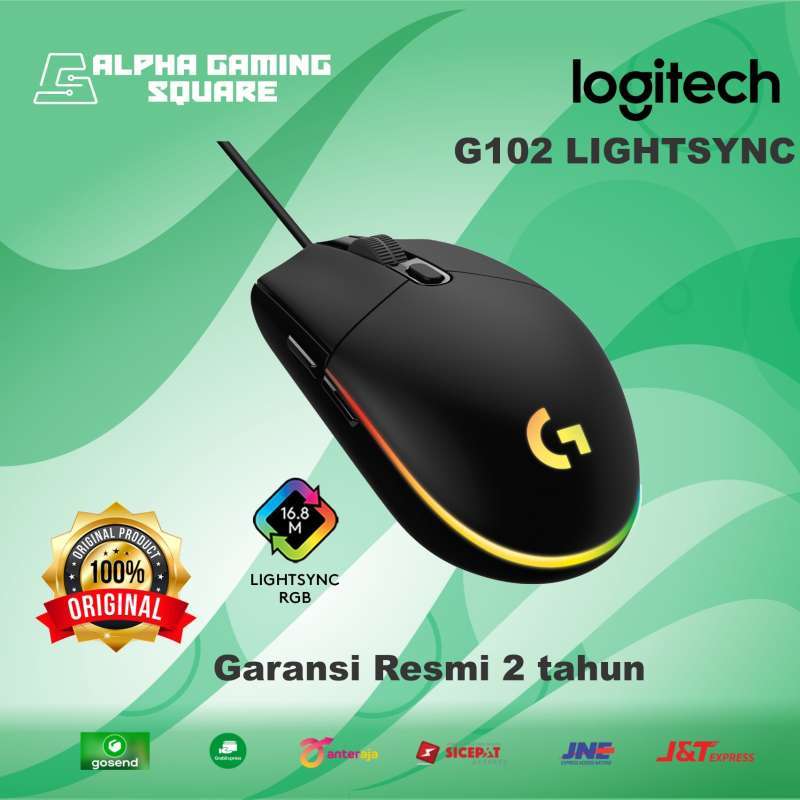 Jual Logitech G102 Lightsync Gaming Mouse - Black Di Seller Alpha Gaming Square - Alpha Gaming ...