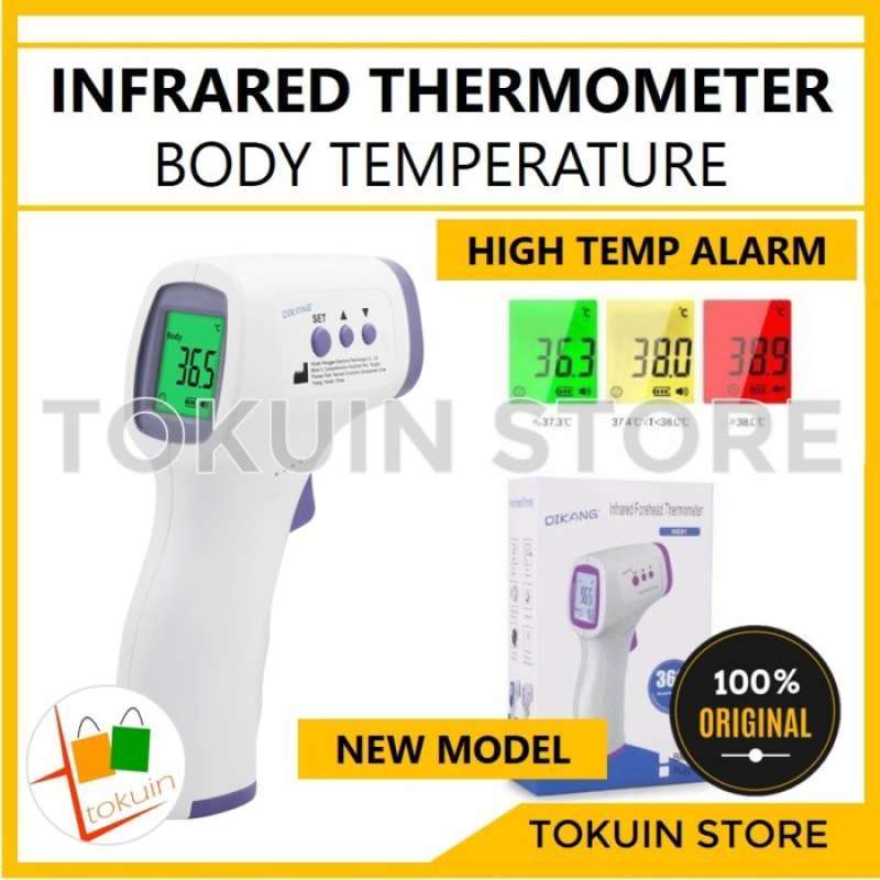 Jual Thermometer Gun Termometer Infrared Digital Non Kontak Alat Ukur Suhu Tubuh Badan Thermogun ...