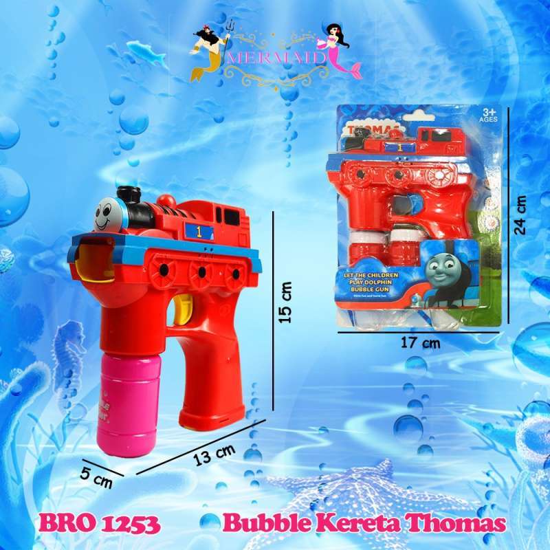 Jual PROMO BRO1252 BRO1253 Thomas Bubble Gun Pistol Pistolan Gelembung ...