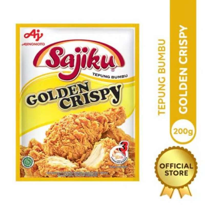 Jual SAJIKU TEPUNG BUMBU GOLDEN CRISPY [200 G] di Seller Ranch Market ...