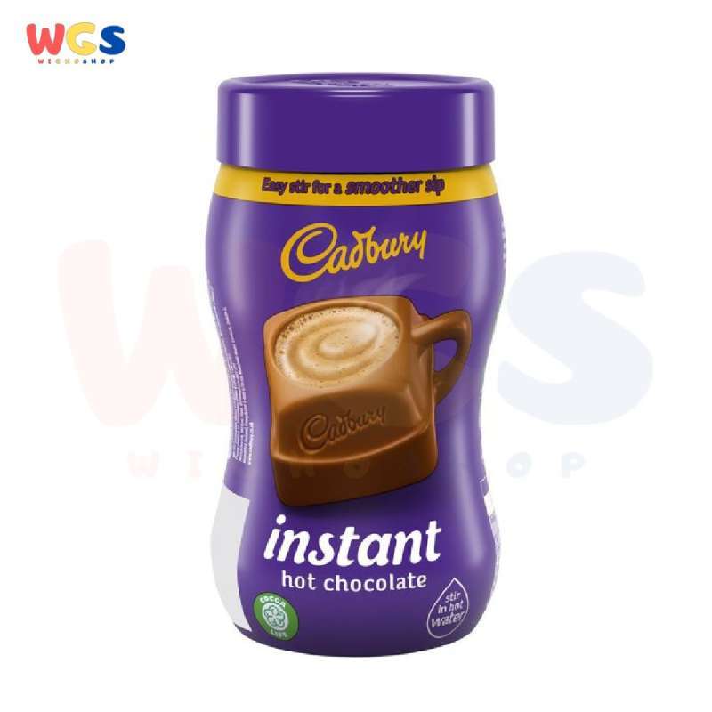 Jual Cadbury Instant Hot Chocolate Smoother Sip Break Hot Cocoa 300g di ...