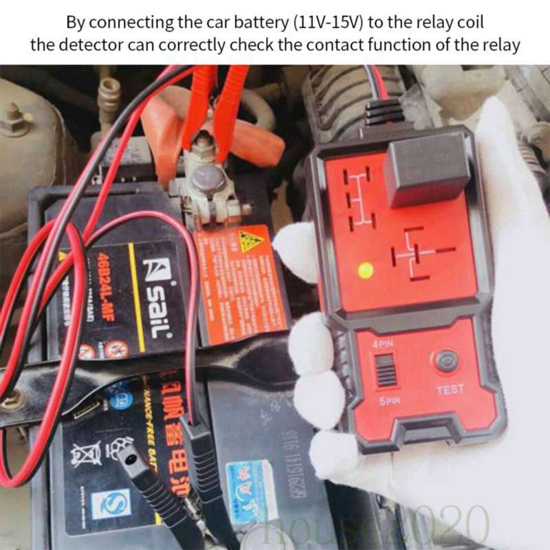 Jual Alat Tester Relay Detektor Sirkuit Aki Kendaraan 12v Universal di ...