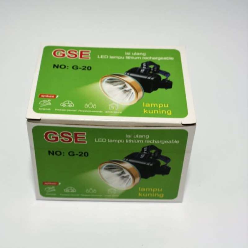 Jual Jual Sentolop KEPALA atau HEADLAMP LED PUTIH GSE G-20 Murah di ...