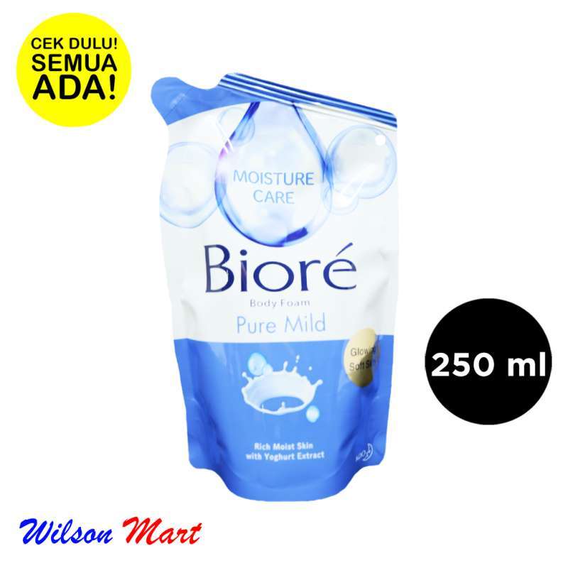 Jual BIORE BODY FOAM SABUN PURE MILD 250 ML REFILL di Seller Wilson ...