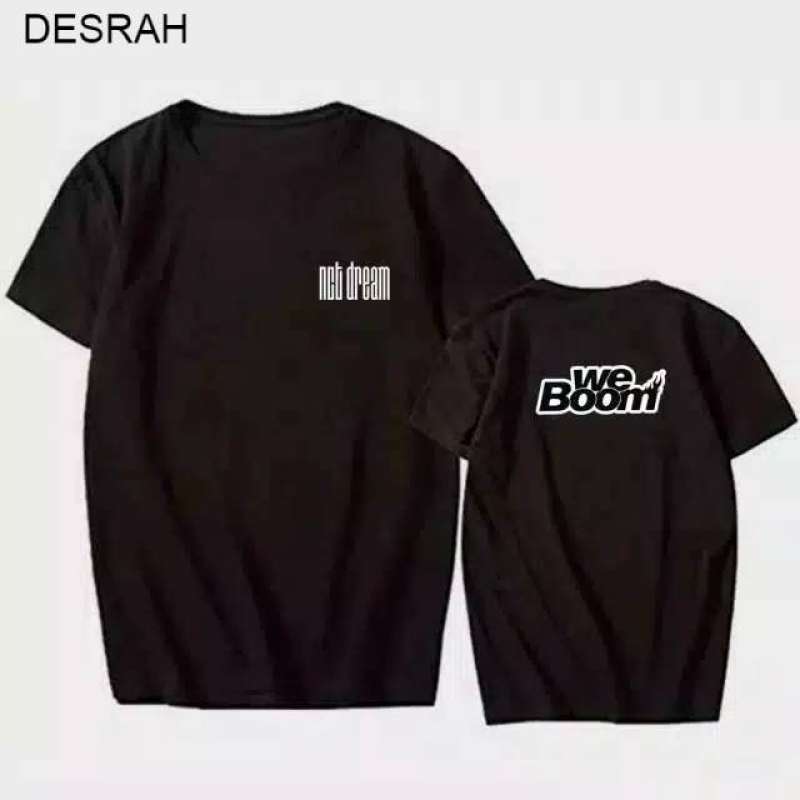 Jual Kaos kpop NCT DREAM WE BOOM nct dream logo dada belakang sablon ...