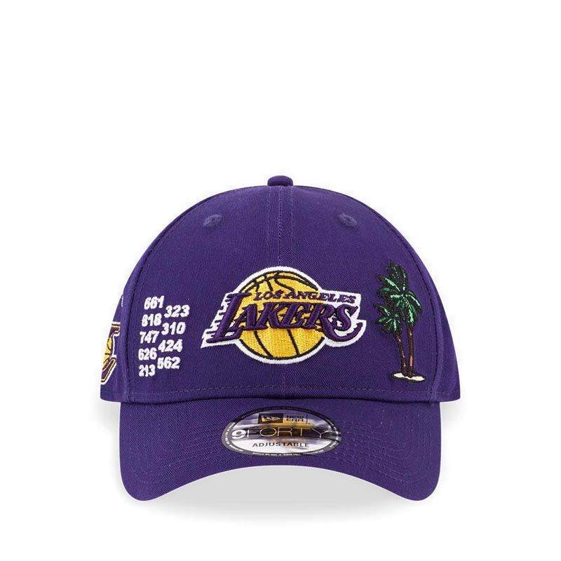 Jual New Era Men Nba 940 City Logos Loslak Purple Los Angeles Lakers ...