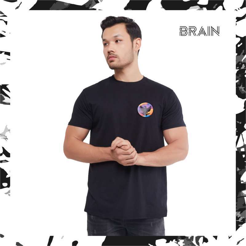 Jual Brain Clothing Kaos Pria REPUBLIC warna Hitam di Seller Brain ...
