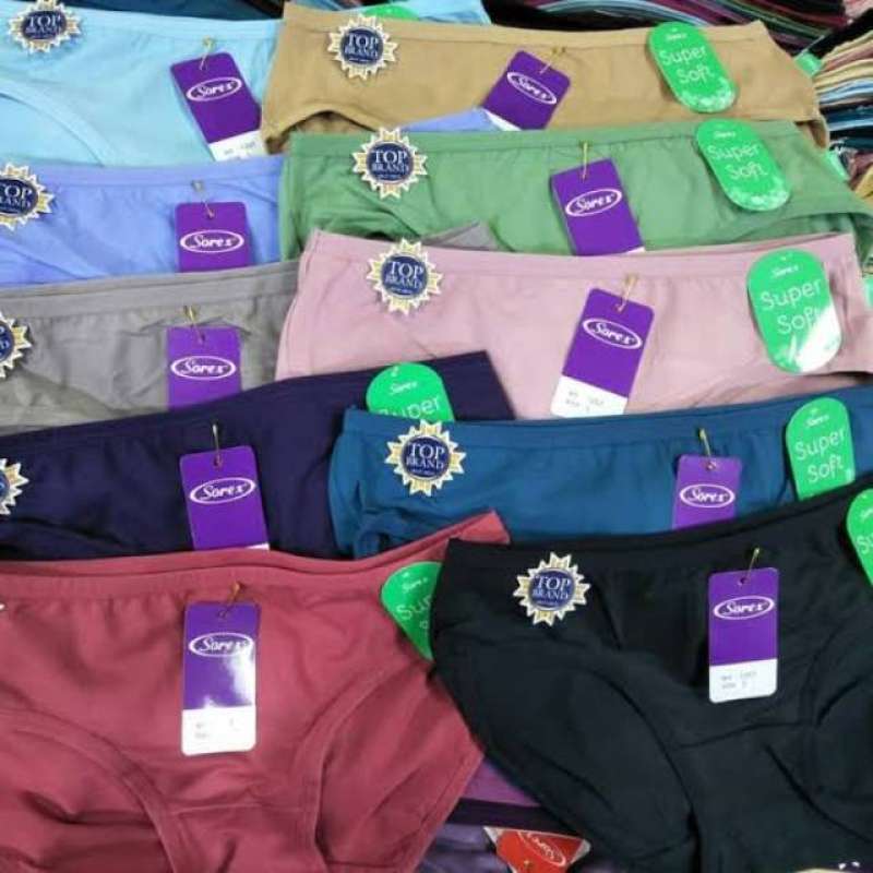Jual Sorex - 6 Pcs Celana Dalam Wanita Original Sorex Super Soft Super Lembut Art 1257 Tipe Mini ...