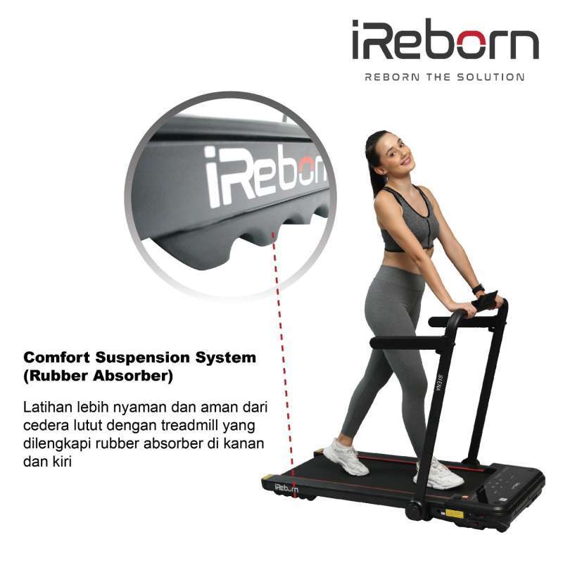 Promo Alat Fitness Treadmill Elektrik Ireborn Siena Diskon 24% Di ...