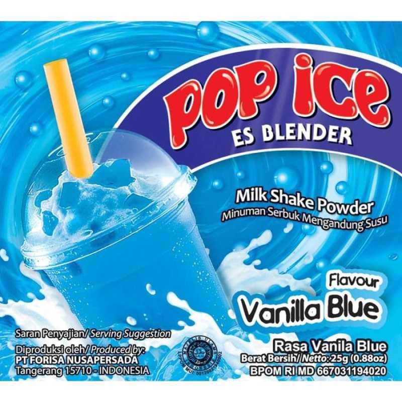 Jual Pop Ice Vanilla Blue [25 G X 10 Pcs] Di Seller Kios Tata ...