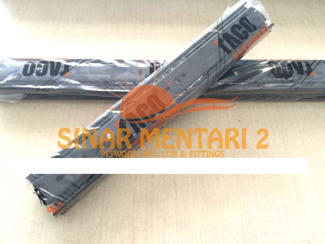 Jual Taco Rel Double Track Hitam Panjang 40 Cm Di Seller Toko Sinar ...