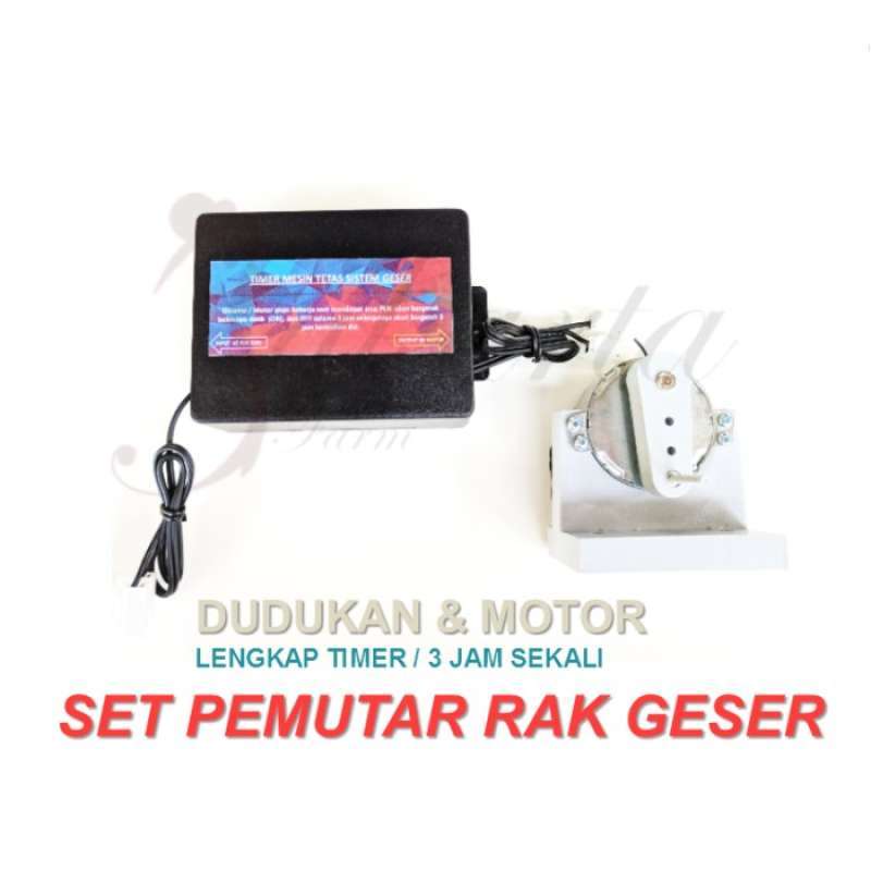 Jual set pemutar rak geser mesin tetas telur lengkap timer di Seller ...