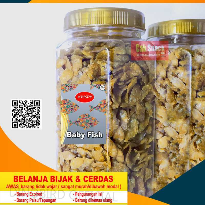 Jual Crispy Ikan Baby fish IKAN NILA KECIL TOPLES 700 ml MAKANAN ...