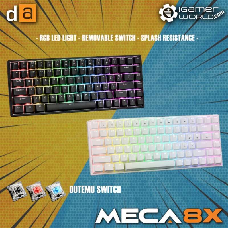 Jual Digital Alliance Meca 8x Mechanical Gaming Keyboard - Hitam Red ...