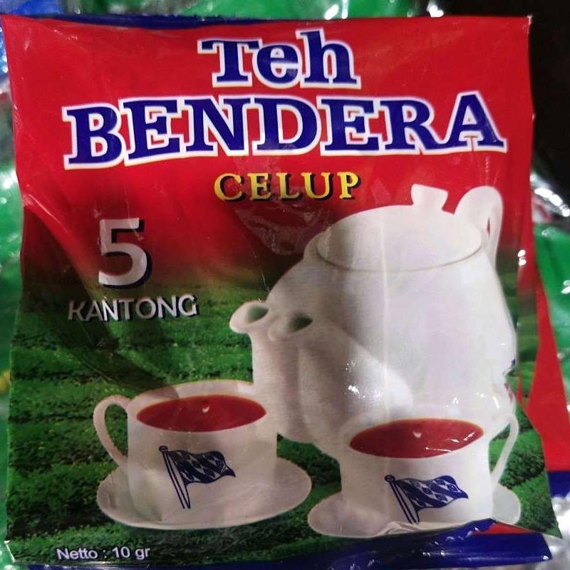Jual Teh BENDERA teh celup (1 renceng isi 6 ) di Seller Je&Je Mart ...