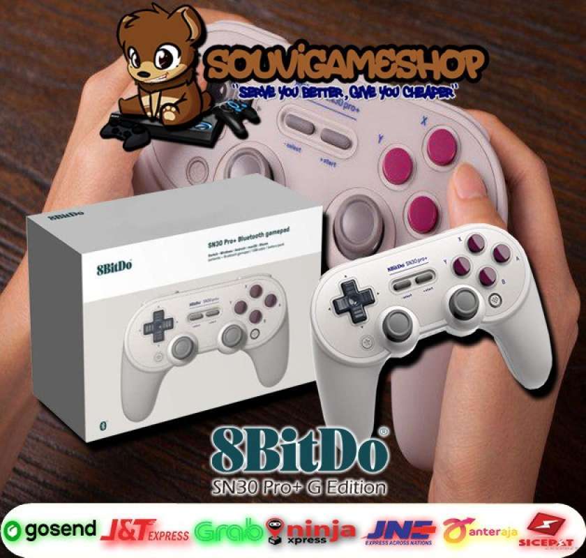 Jual 8bitdo Sn30 Pro+ Sn30 Pro Plus Gamepad Bluetooth Wireless - G ...