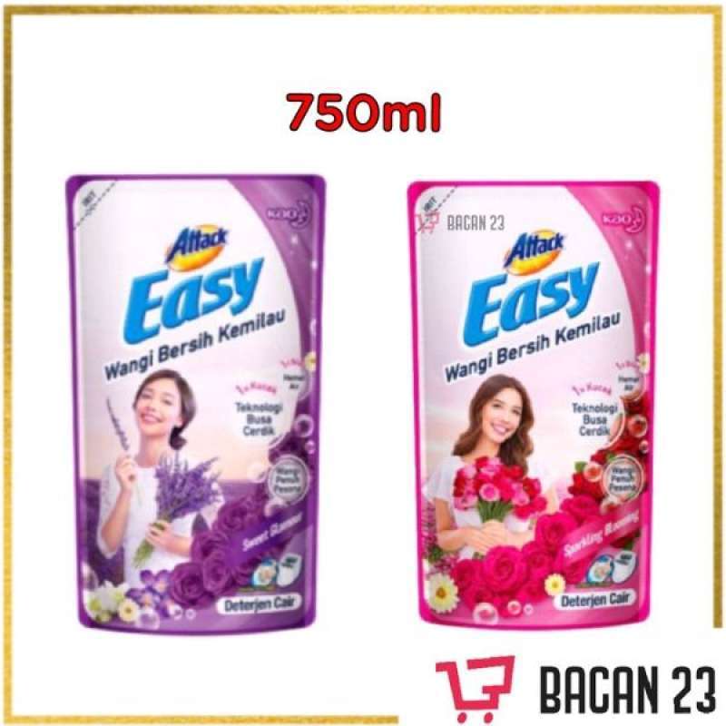 Promo Attack Easy Liquid ( 750 ml ) - Deterjen Cair - Bacan 23 ...